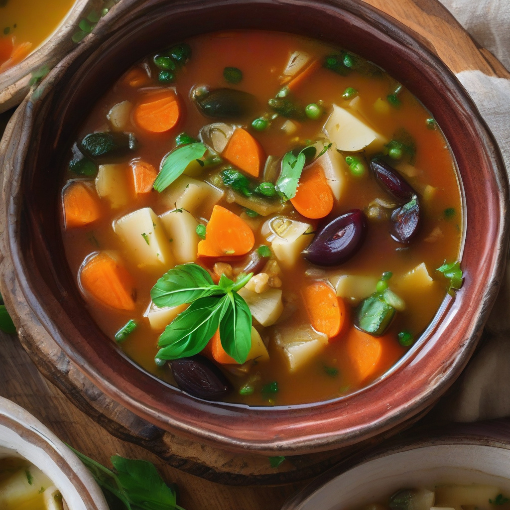 Authentic Italian Minestrone Soup Recipe Giada: Hearty Vegetable Medley ...