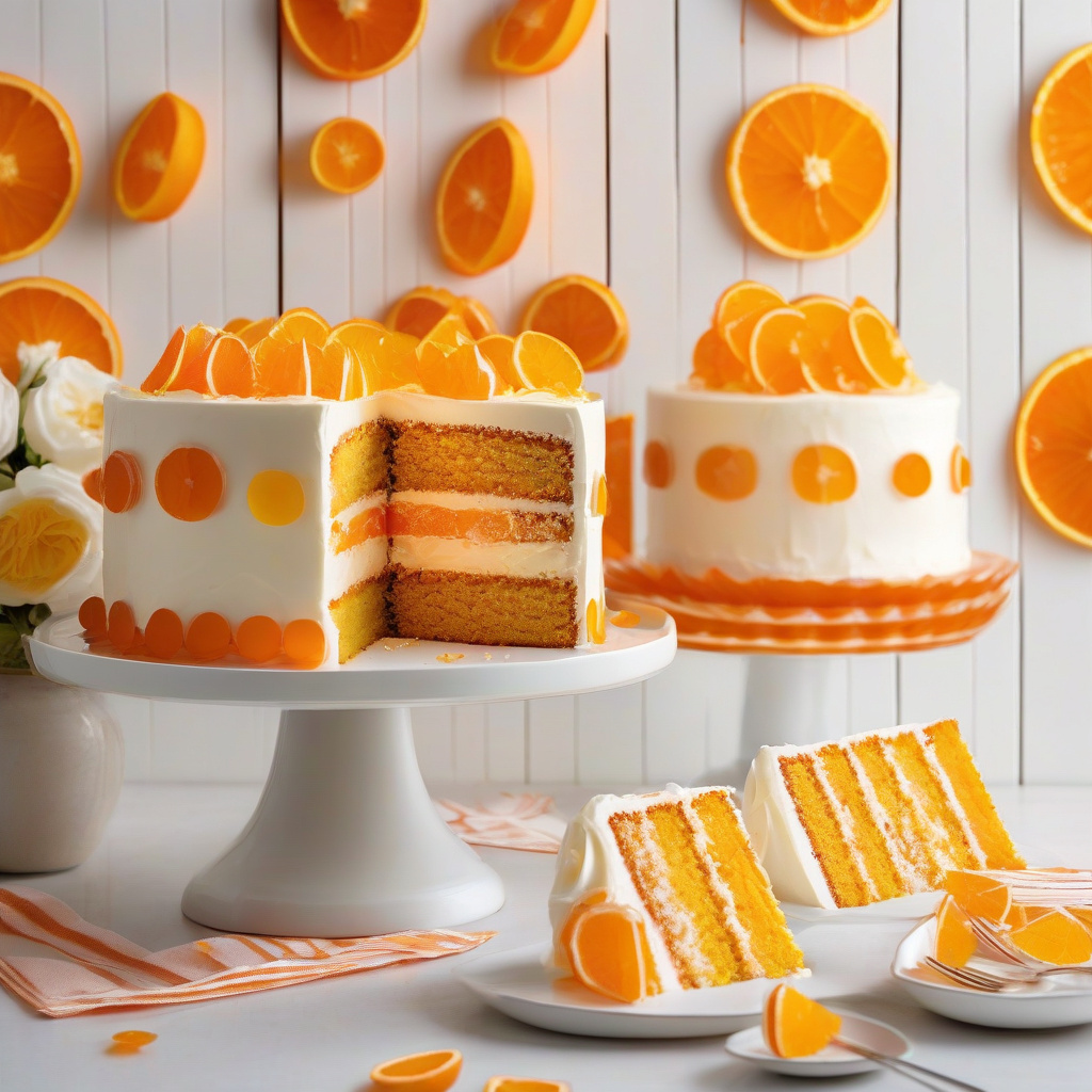 Brenda Gantt's Orange Slice Cake Recipe: Moist Citrus Delight - 90 Recipes