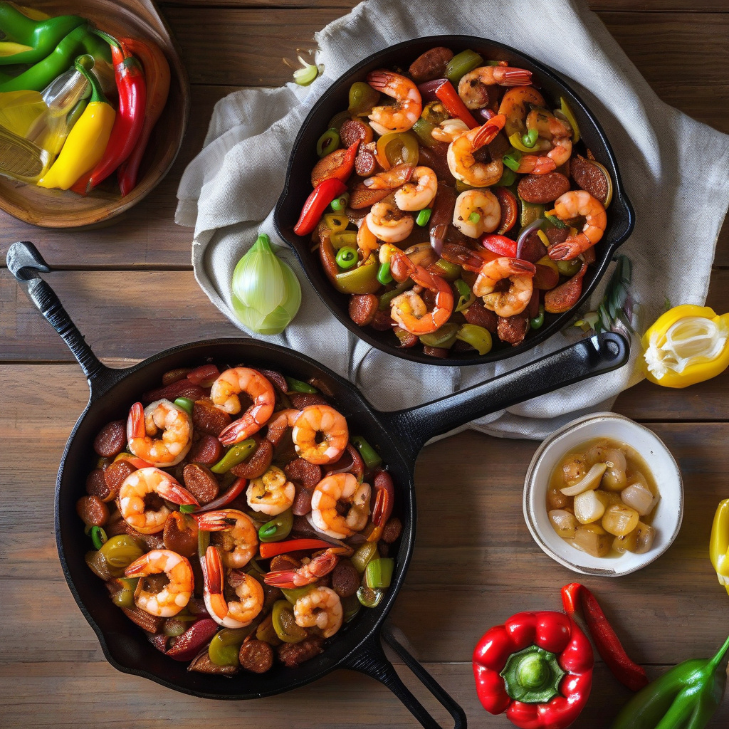 Cajun Two Step Recipe: Spicy Shrimp and Sausage in 30 Minutes - 90 Recipes