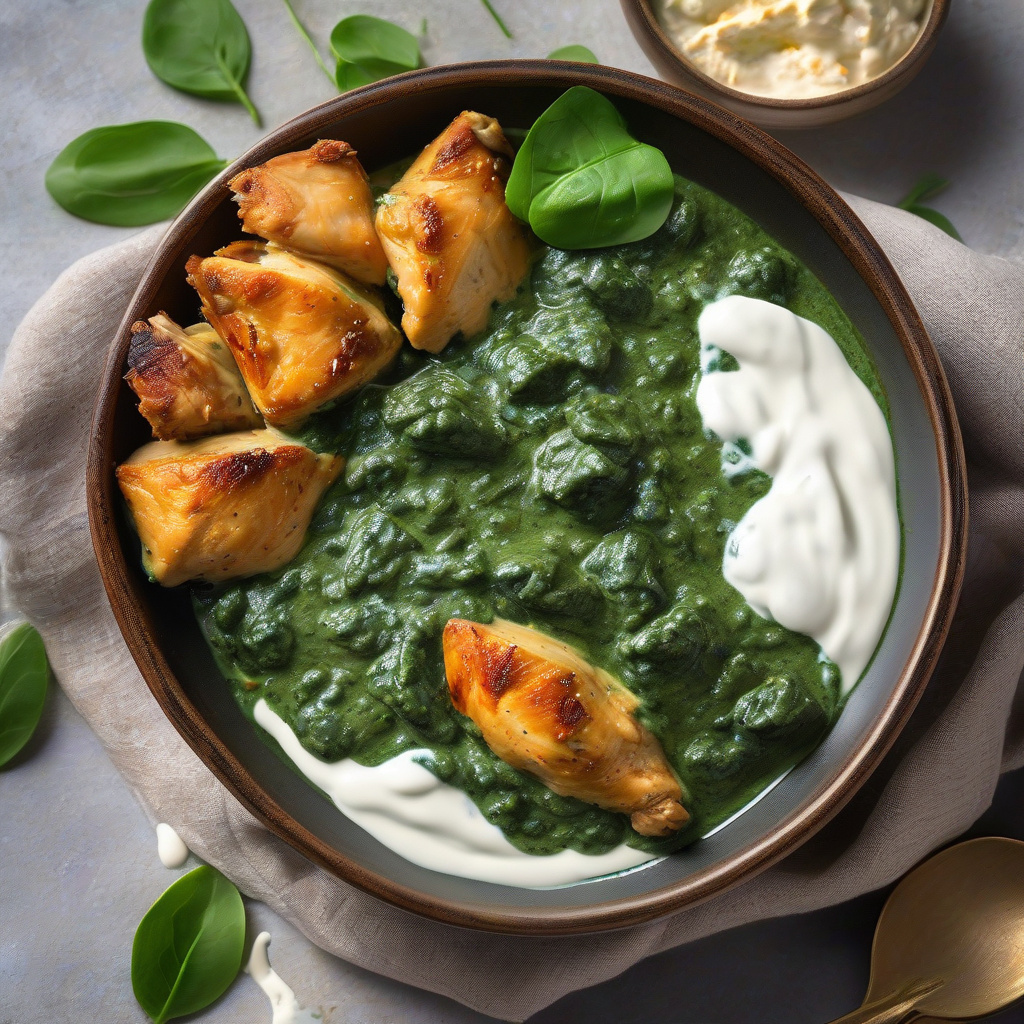 Chicken Palak Recipe: Creamy Spinach Chicken Delight - 90 Recipes