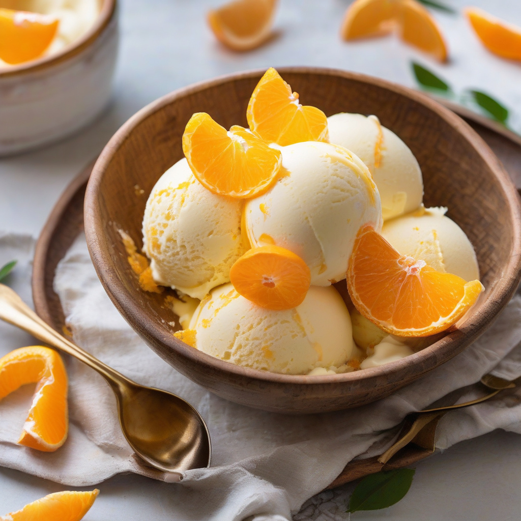 Clementine Ice Cream Recipe: Bright Citrus Flavor in Every Bite - 90 ...