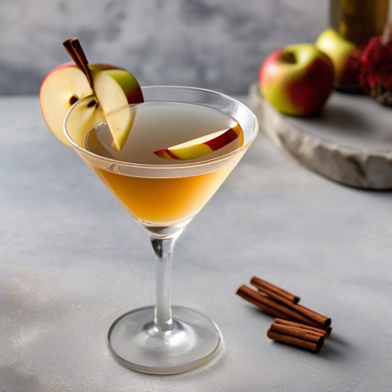 Fall Martini Recipe: Apple Cider Twist on Classic Cocktail - 90 Recipes
