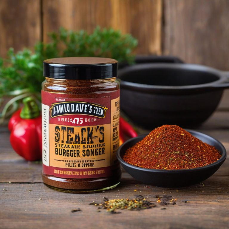 Famous Dave's Steak and Burger Seasoning Recipe: Signature Flavor in ...