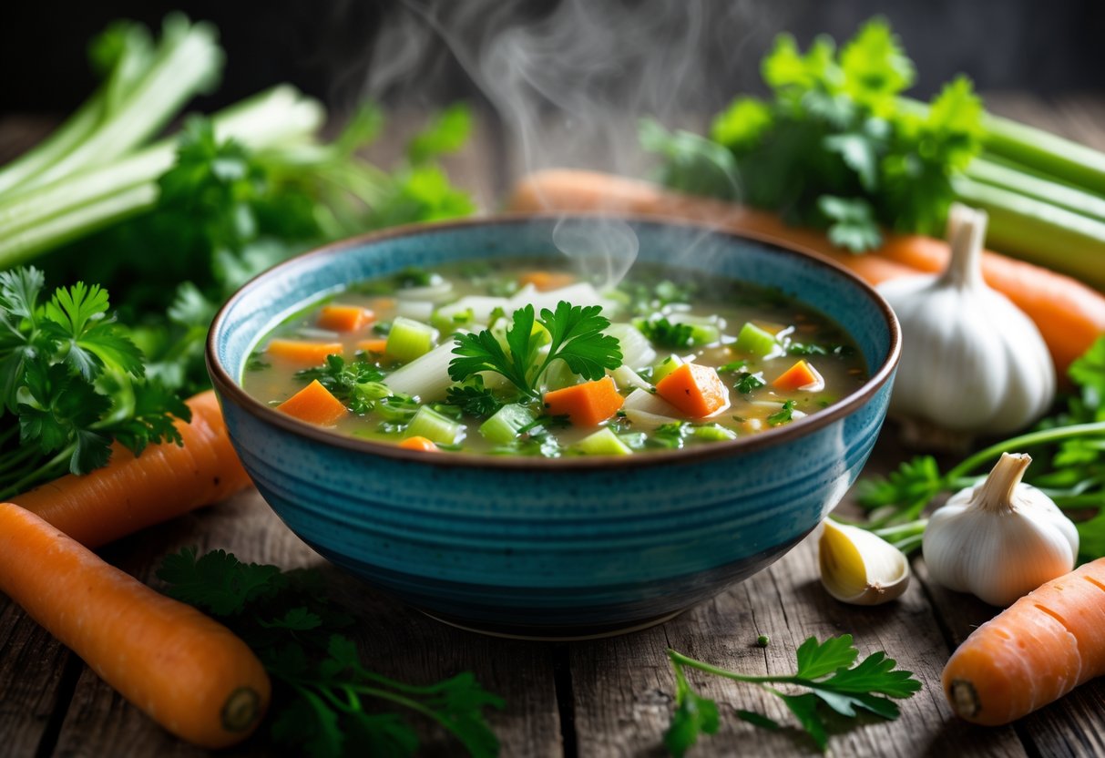 Fat Flush Soup Recipe: Spiced Vegetable Broth for Clean Eating - 90 Recipes