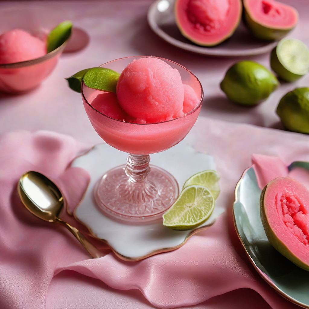 Guava Sorbet Recipe: Tropical Fruit Bliss in Every Bite - 90 Recipes