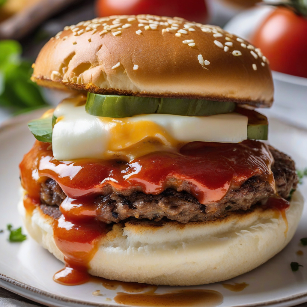 Italian Burger Recipe: Juicy Patty with Italian-Style Toppings - 90 Recipes