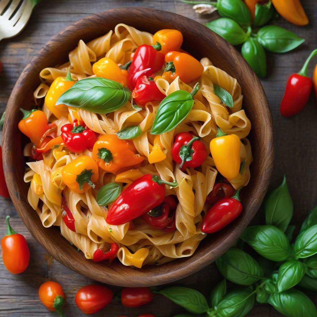 Mini Sweet Peppers Pasta Recipe: Colorful Summer Delight - 90 Recipes