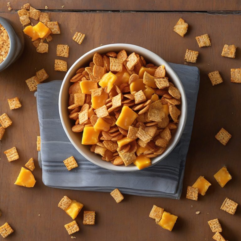 Quaker Snack Mix Baked Cheddar Recipe: Crunchy Cheesy Snack Perfection ...