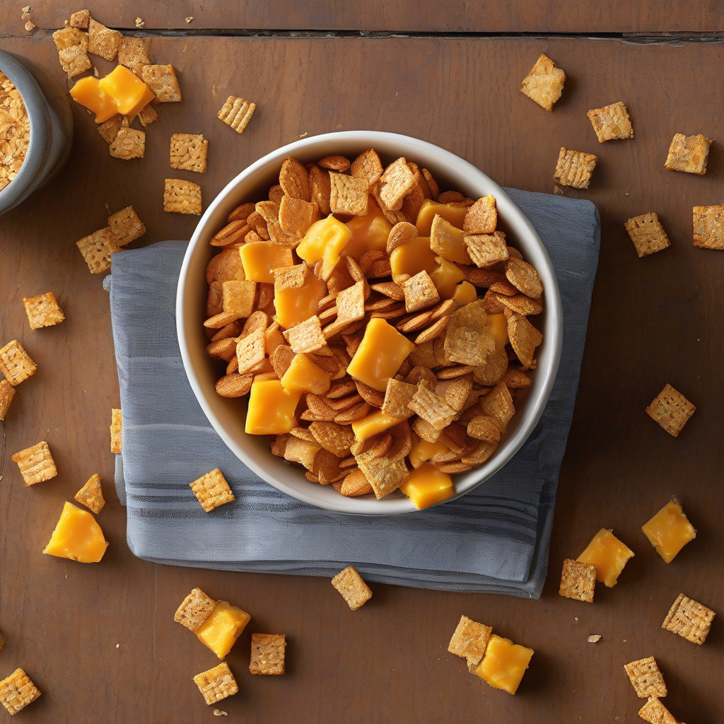 Quaker Snack Mix Baked Cheddar Recipe: Crunchy Cheesy Snack Perfection ...