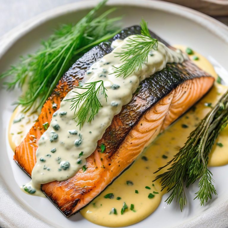 Salmon Alexander Recipe: Creamy Dill Sauce Delight - 90 Recipes