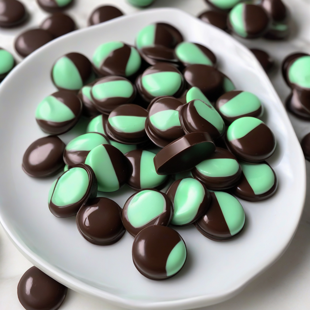 Smooth and Melty Mints Recipe: Creamy Chocolate Centers - 90 Recipes