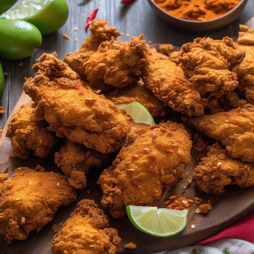 Spicy Crispy Fried Chicken Recipe: Finger-Licking Hot in 30 Minutes ...