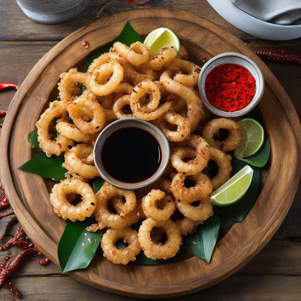 Thai Calamari Recipe: Crispy Fried Squid with Spicy Dipping Sauce ...