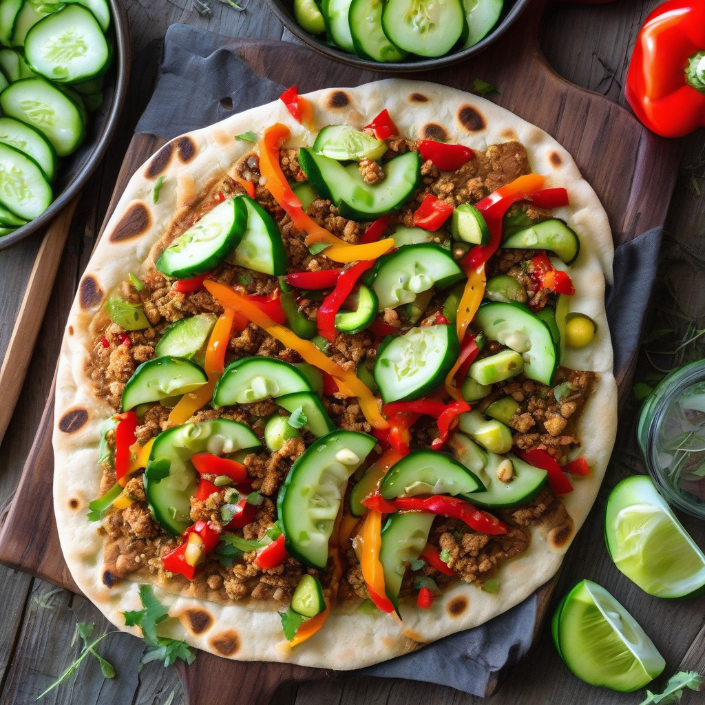 Turkey Flatbread Recipe: Juicy Turkey & Melted Cheese Delight - Recipe ...