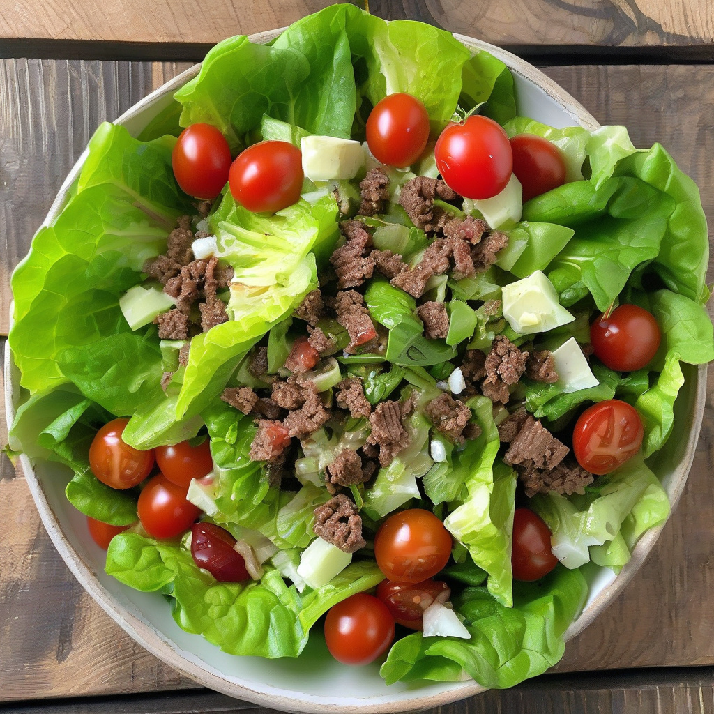 Whopper Salad Recipe: Burger-Style Goodness in a Bowl - 90 Recipes