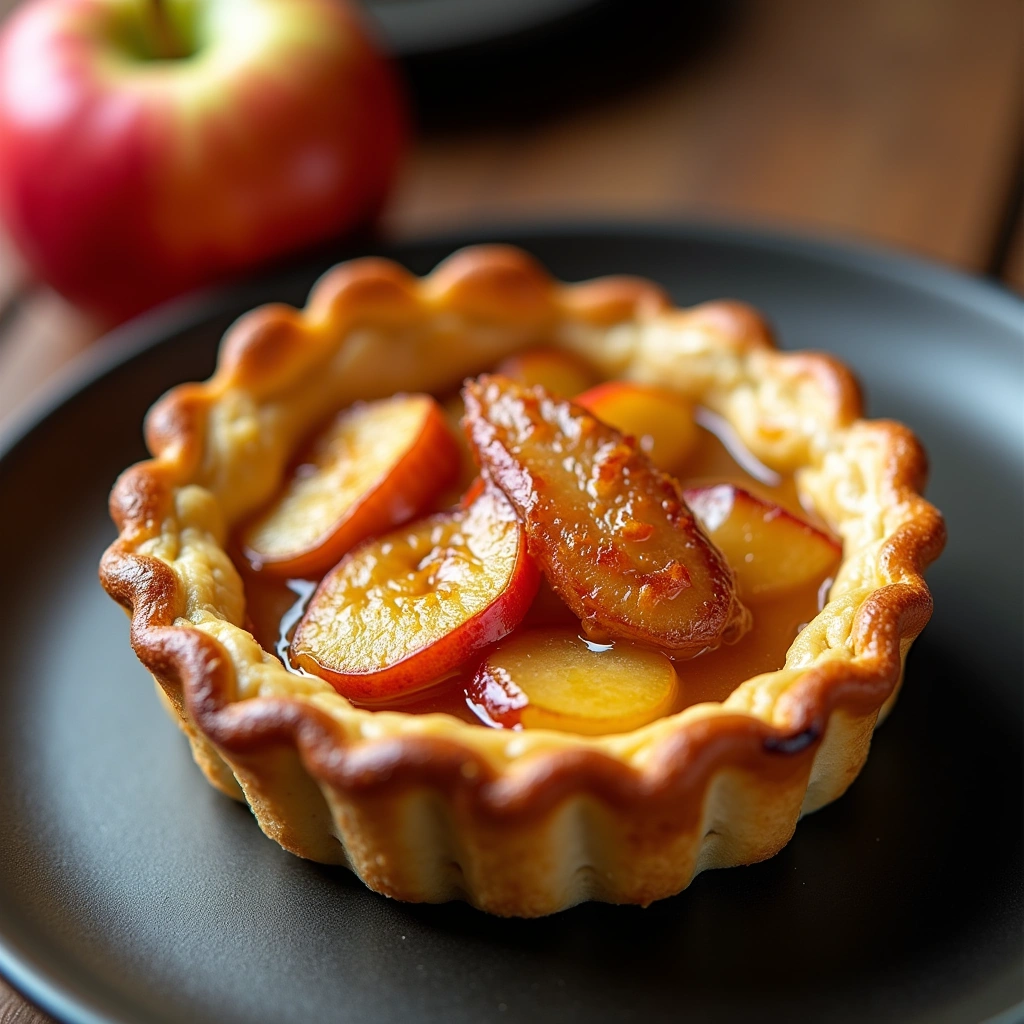 Apple Tartlet Omaha Steaks Recipe: Flaky Crust and Caramelized Filling ...
