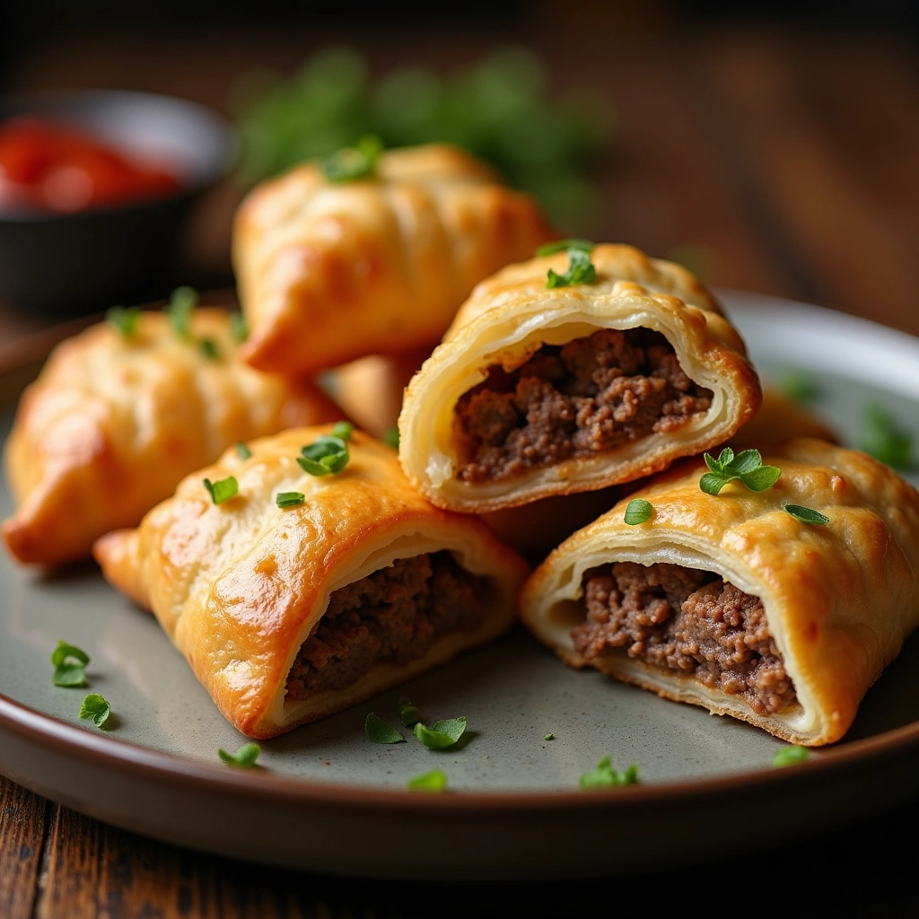 Beef Pockets Recipe: Tender Filling in Flaky Pastry - 90 Recipes