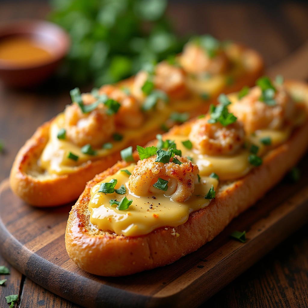 Cheesy Crab Garlic Bread Recipe: Irresistible Appetizer in 20 Minutes ...