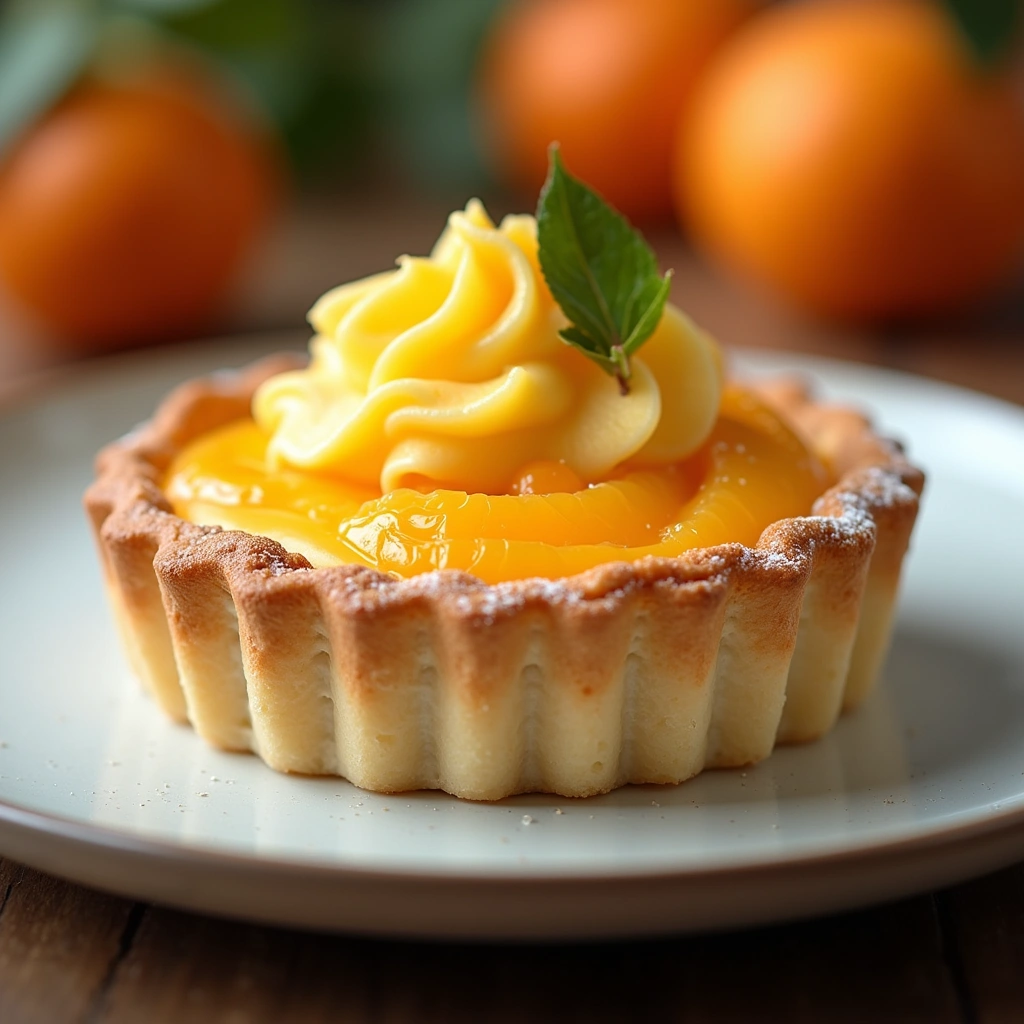 Mandarin Pie Recipe: Creamy Citrus Delight with Flaky Crust - 90 Recipes