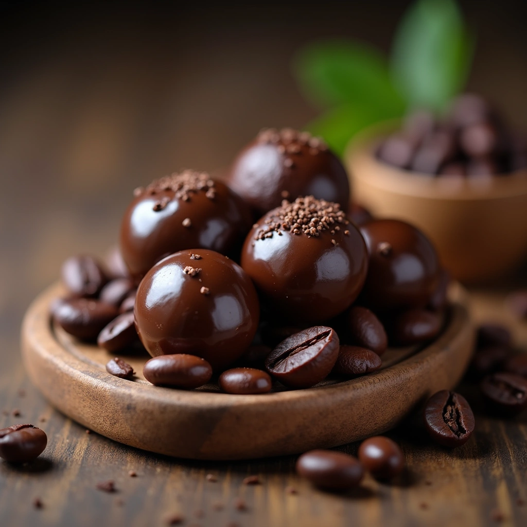Recipe for Chocolate Covered Coffee Beans: Snackable Energy Boost - 90 ...