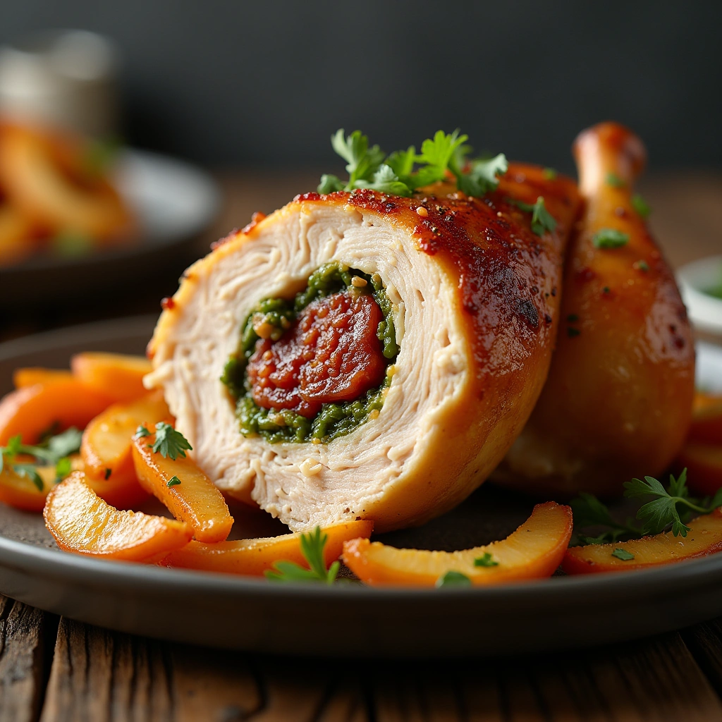 Roast Stuffed Chicken Recipe: Juicy Flavor Packed in Every Bite - 90 ...