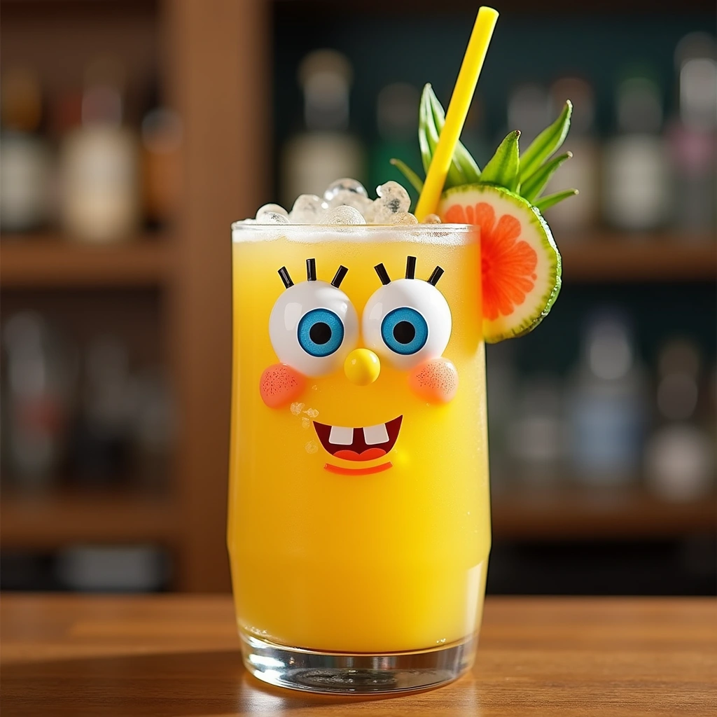 SpongeBob Drink Recipe: Tropical Fun for Your Next Party - 90 Recipes