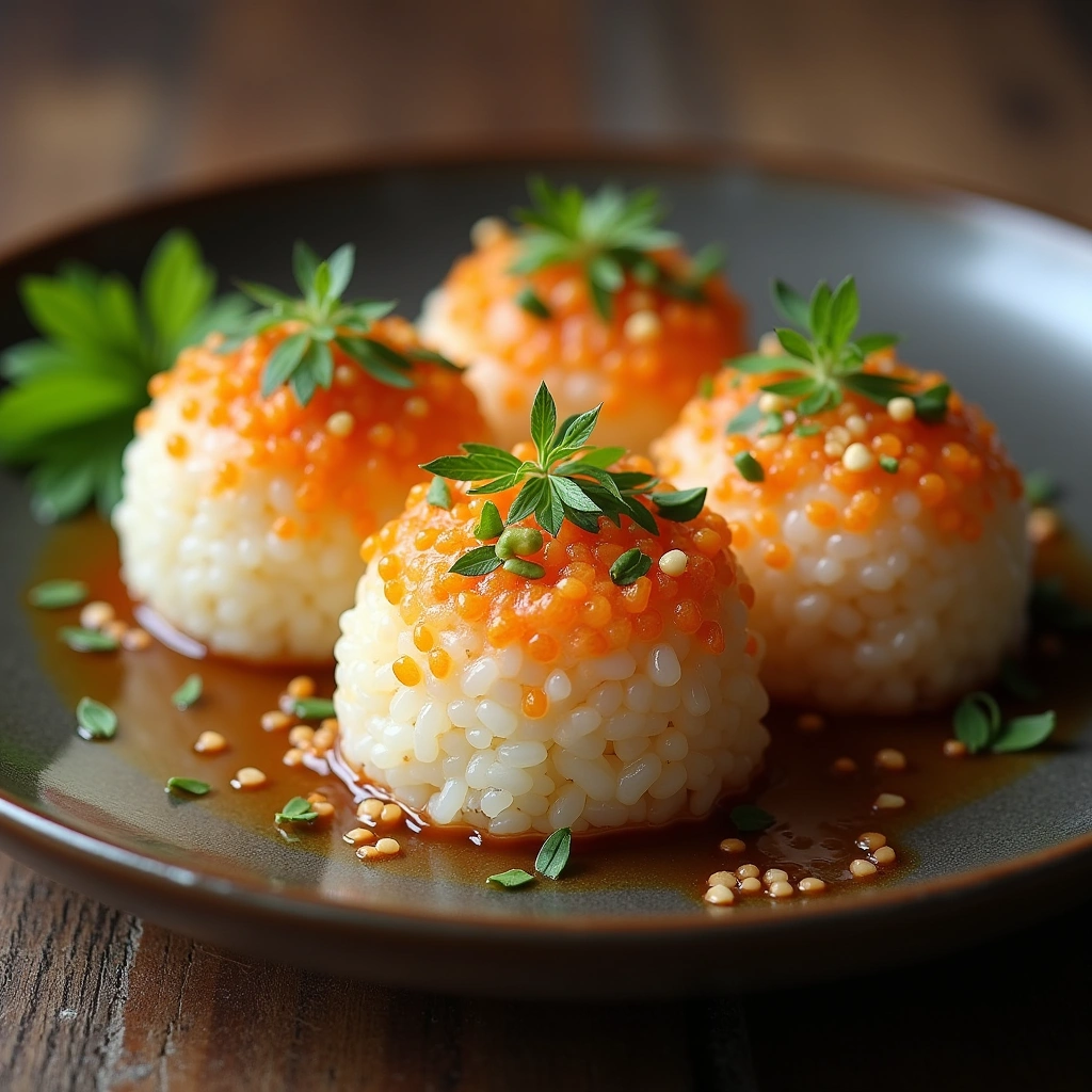 Sushi Rice Balls Recipe: Flavorful Bites for Easy Snacking - 90 Recipes