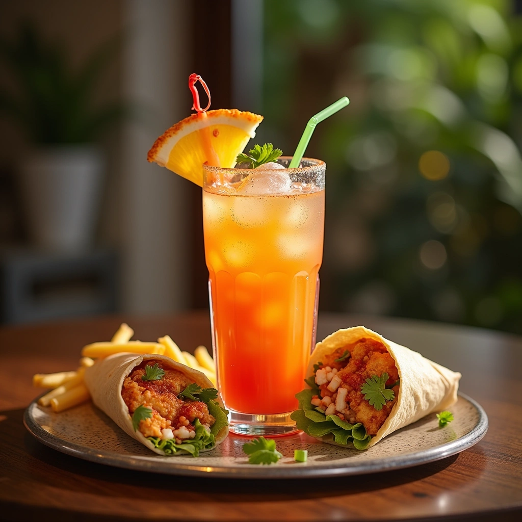 Tropical Smoothie Buffalo Chicken Wrap Recipe: Spicy Flavor Adventure ...