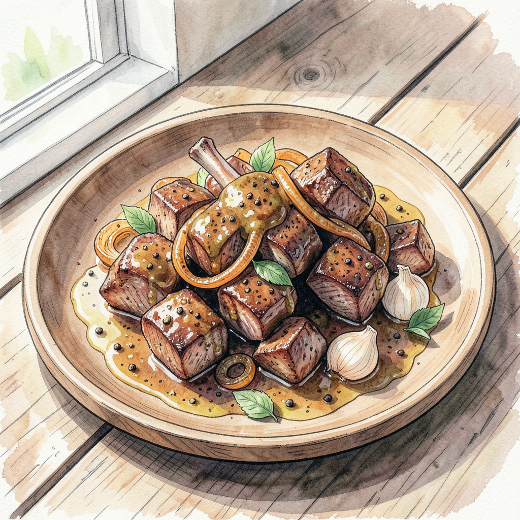 Bone-In Goat Cubes Recipe: Tender Caribbean-Style Delight - 90 Recipes