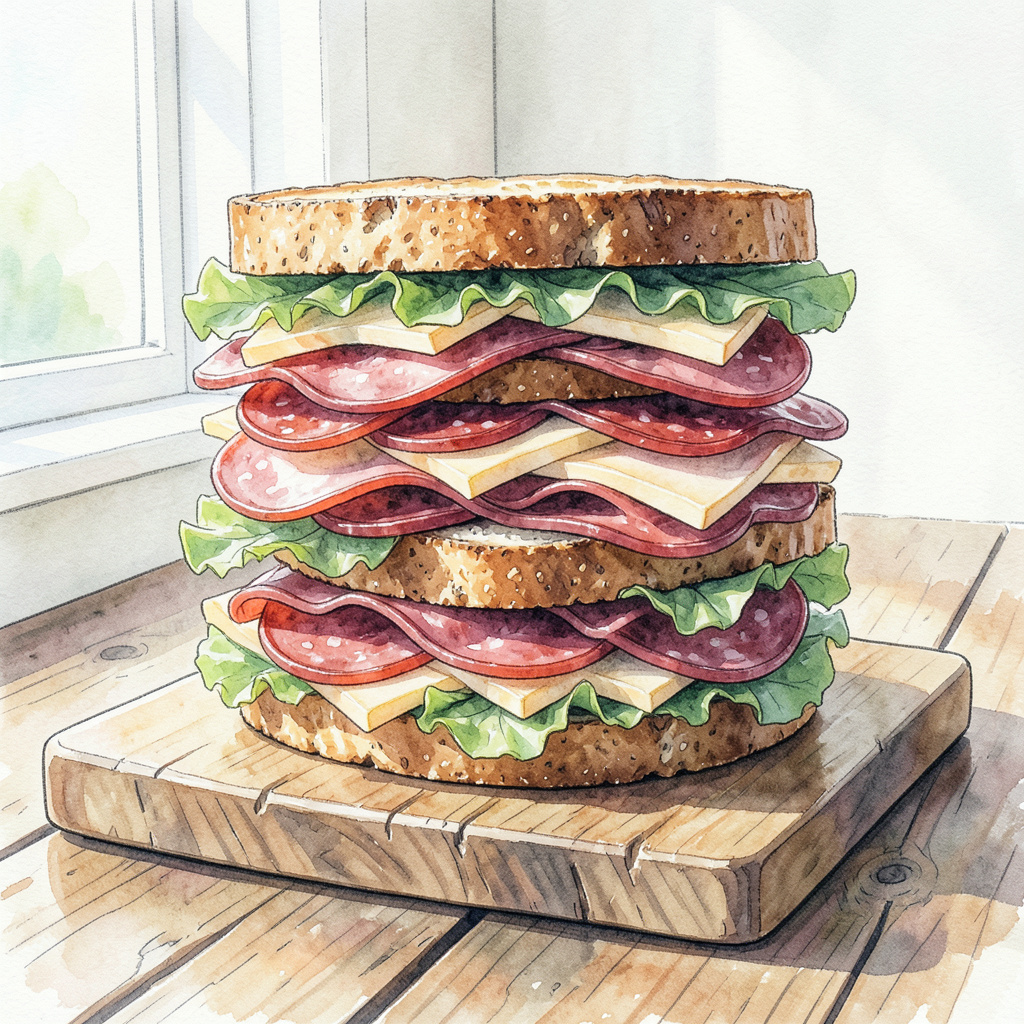 Cold Cut Sandwich Recipe: Gourmet Layered Perfection - 90 Recipes