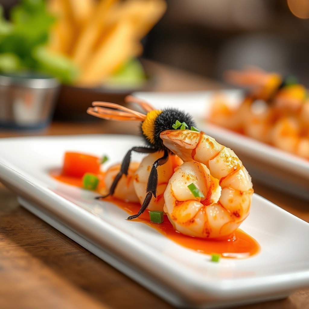 Bumblebee Tiny Shrimp: Pan-Seared Delight - 90 Recipes