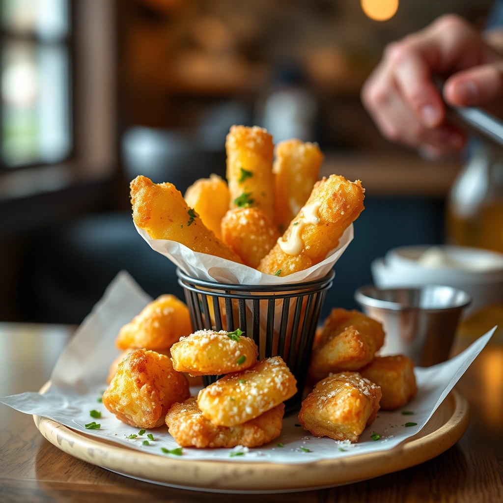 Beer Battered Cheese Curds: Crispy Fried Delight - 90 Recipes